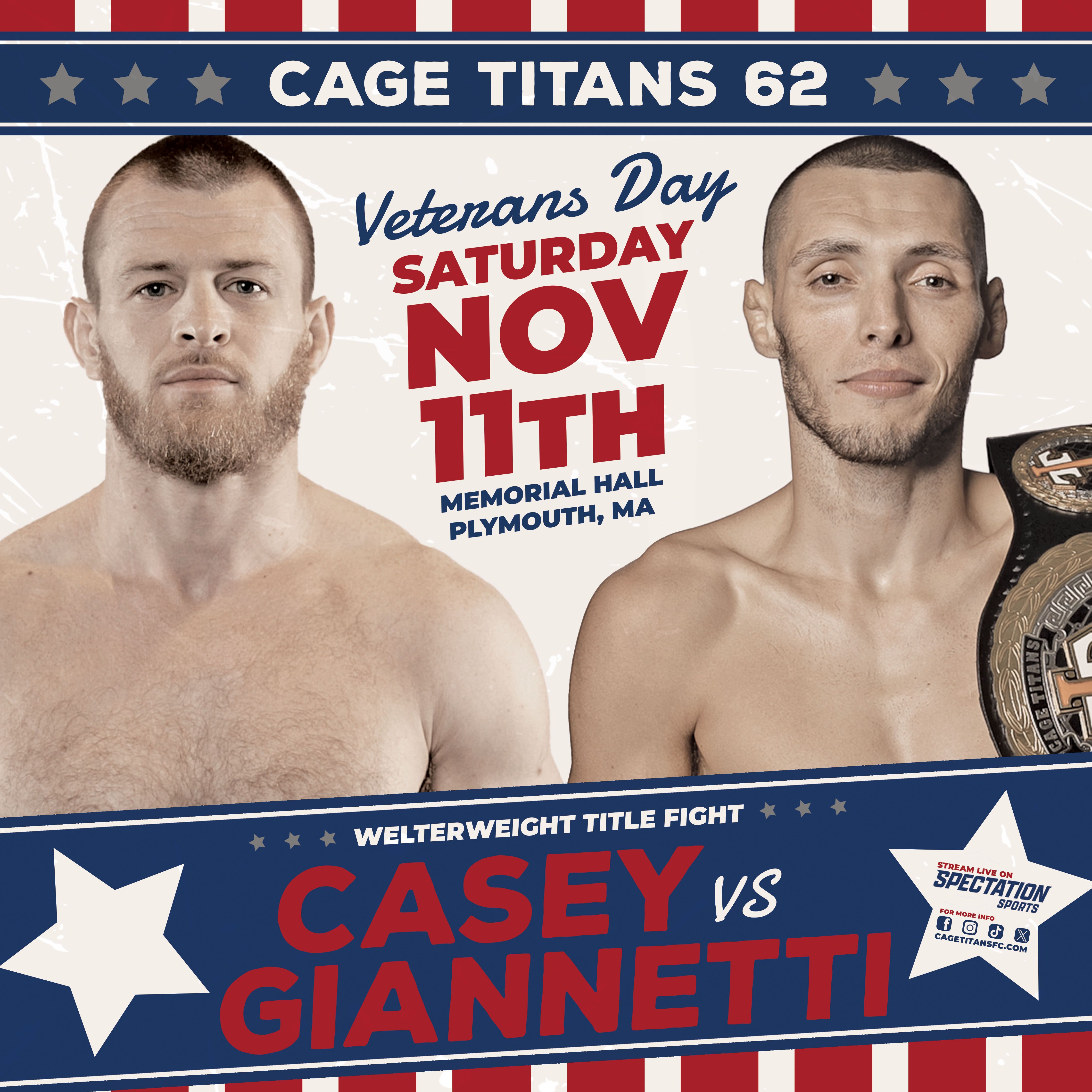 Cage Titans 62 - Spectation Sports